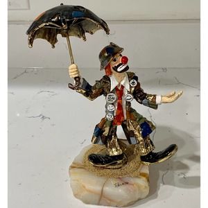 Ron Lee | Art | Vintage 986 Hobo Clown With Umbrella Statue Figurine ...